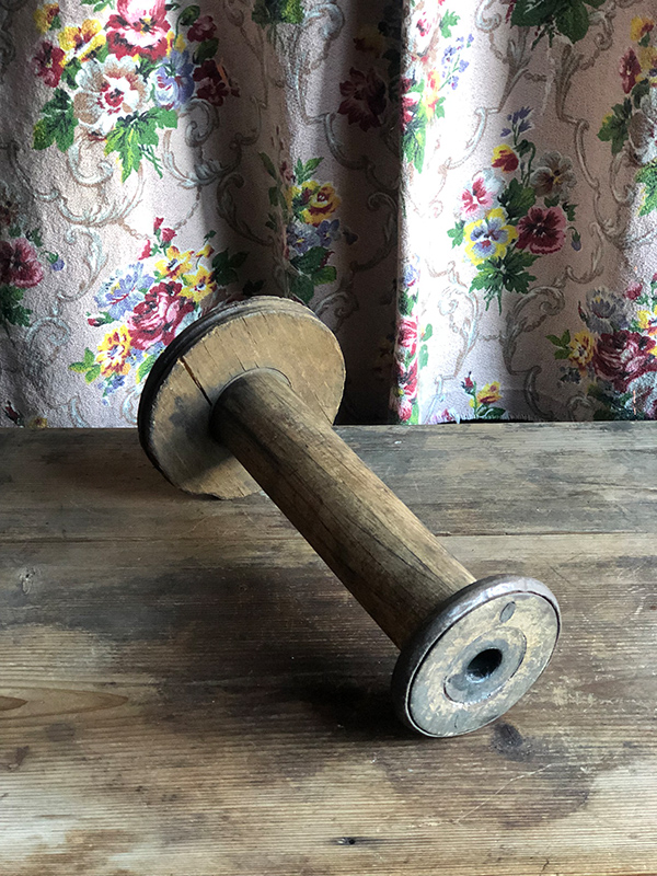 Tall vintage wooden haberdashery bobbin - Lottie Girling Vintage Home ...